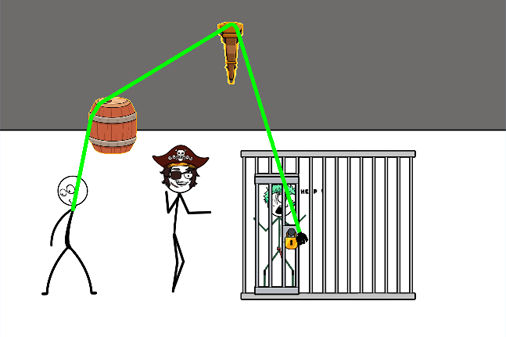 【無料】ゴム人間が体を伸ばすパズルアクション【ゴムゴマン棒人間】 ｜ 暇つぶしに最適！たんげーむ【PC】